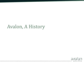 Avalon 2016 Overview | PPTX