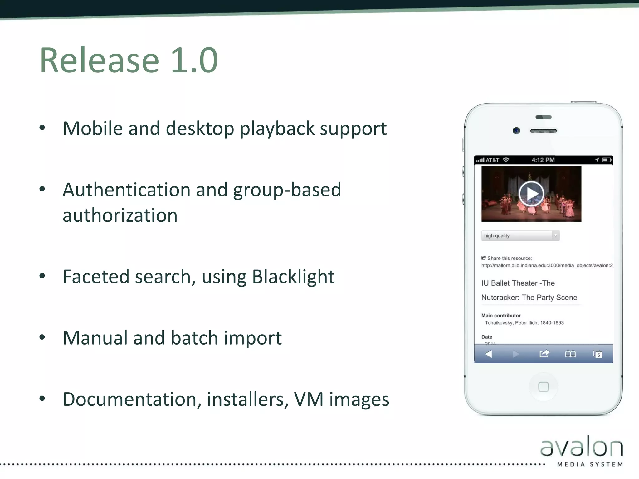 Avalon Partners Meeting Intro | PDF