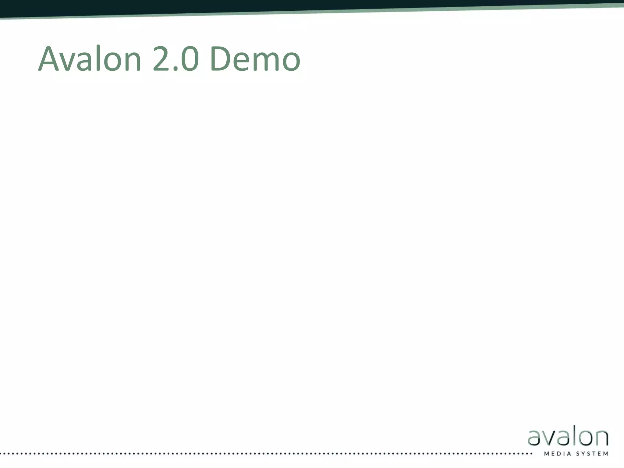 Avalon Partners Meeting Intro | PDF