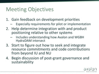 Avalon Partners Meeting Intro | PDF