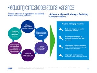 Capturing the Value Proposition: Repositioning hospital service lines | PPT
