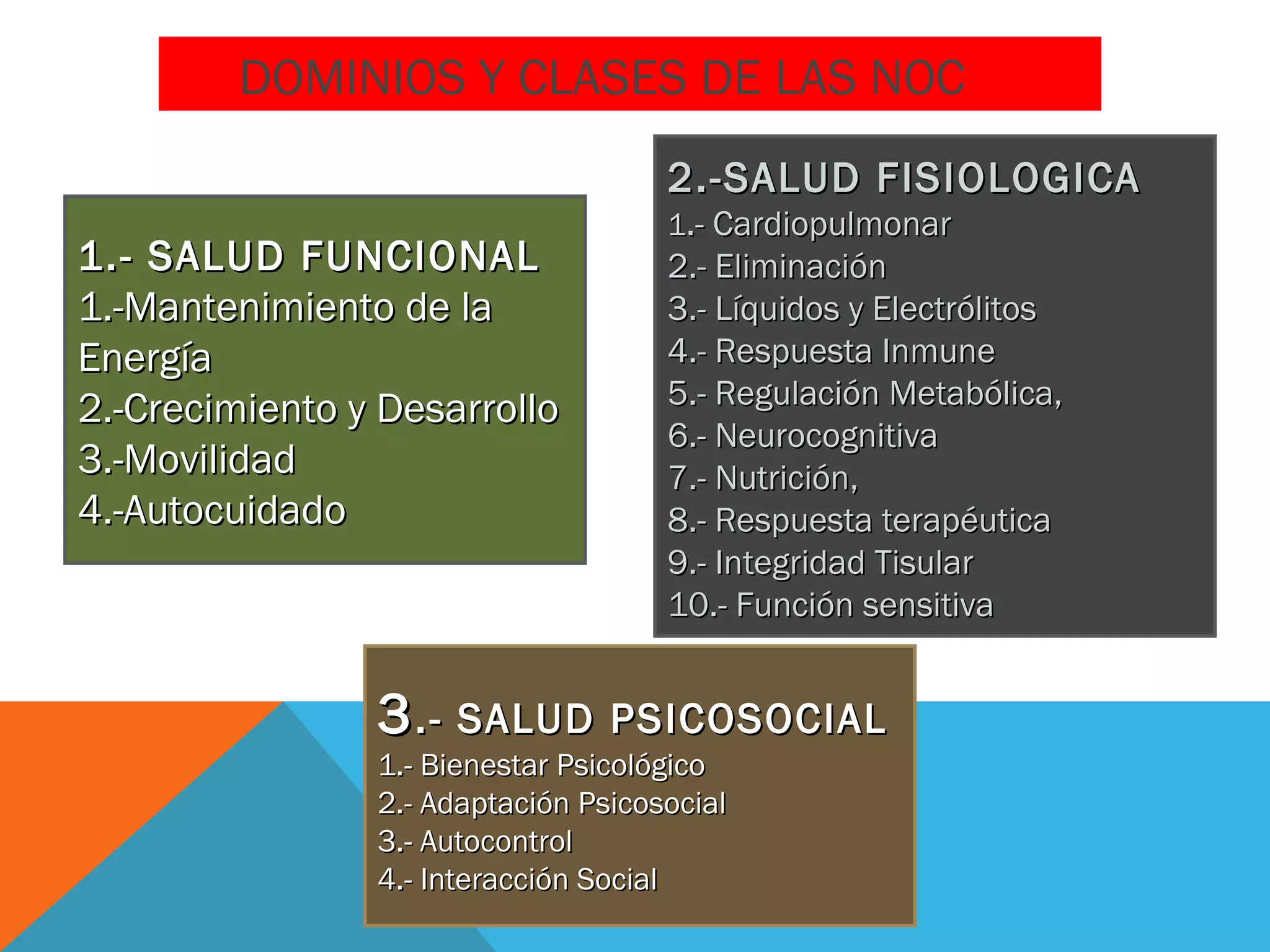 Avances en la taxonomia nanda ,noc , nic | PPT