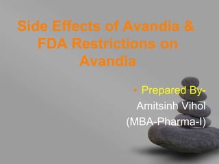 Avandia | PPTX