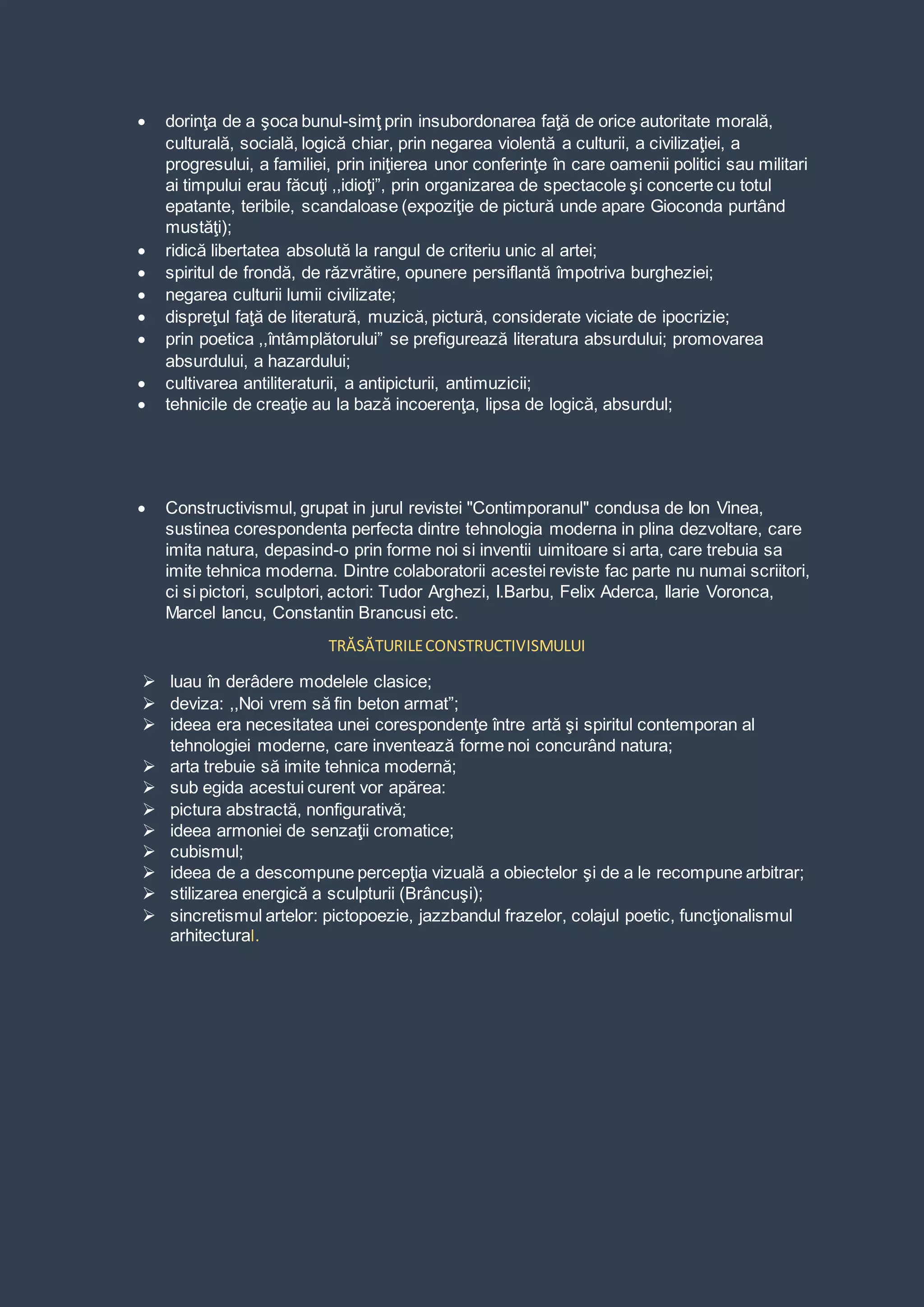 Avangardismul | DOCX