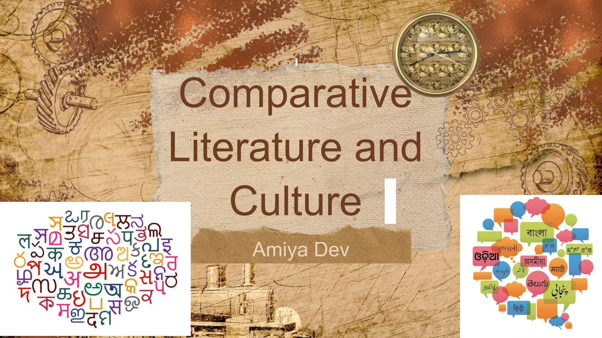 Comparative Literature in India by Amiya dev.pptx