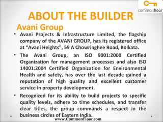 Avani Oxford Kolkata | PPT | Developmental Sites | Real Estate