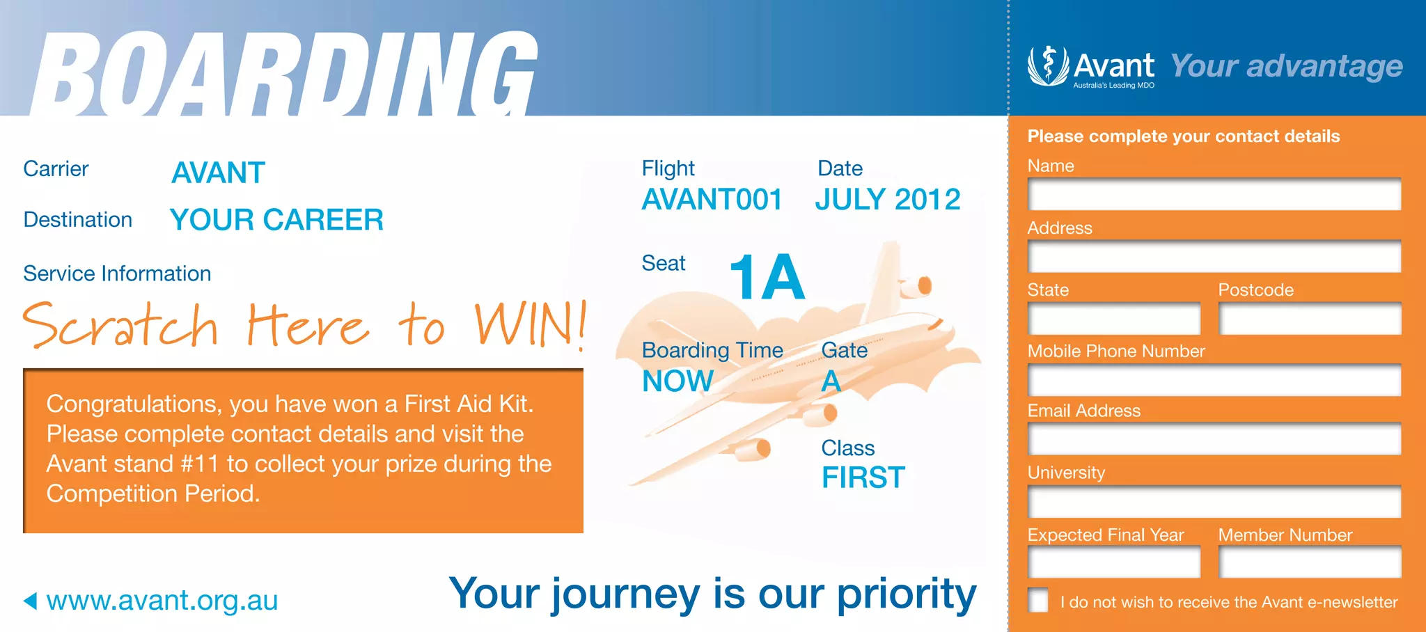 Boarding Pass Competition | PDF