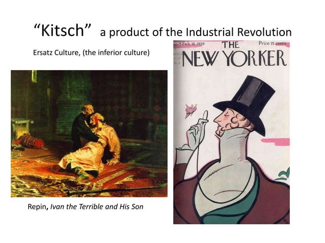 Avante guard and kitsch | PPT