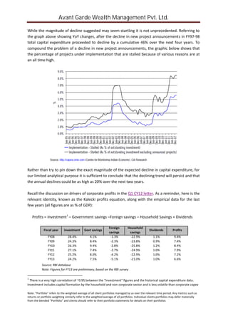 Avant Garde wealth Mgmt - Quarterly letter - 1303 | PDF