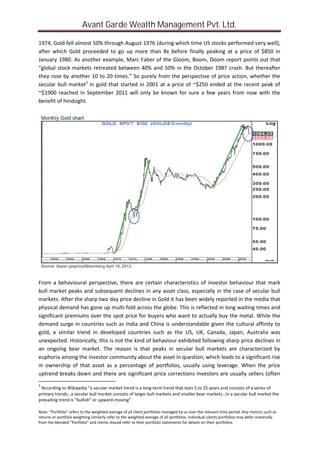 Avant Garde wealth Mgmt - Quarterly letter - 1303 | PDF