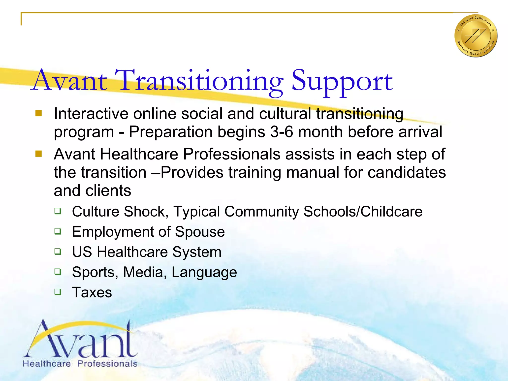 Avant Healthcare Professionals Overview | PPT