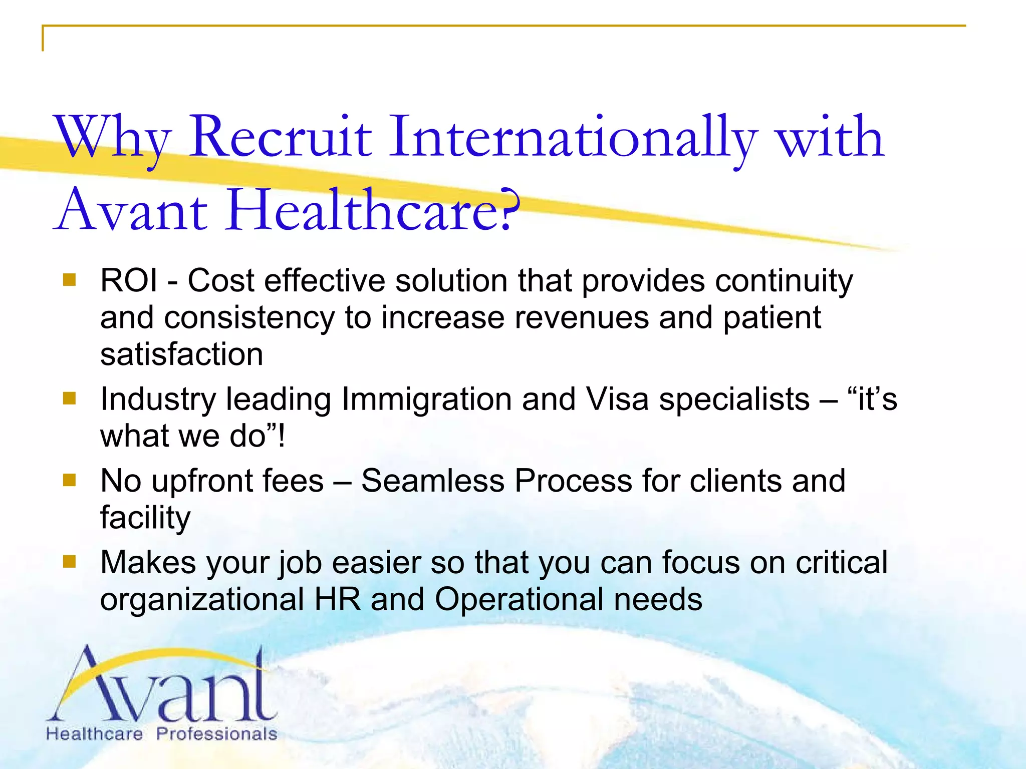 Avant Healthcare Professionals Overview | PPT