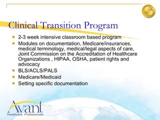 Avant Healthcare Professionals Overview | PPT