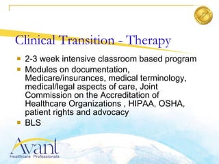 Avant Healthcare Professionals Overview | PPT