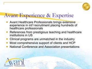 Avant Healthcare Professionals Overview | PPT