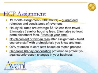 Avant Healthcare Professionals Overview | PPT
