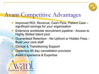 Avant Healthcare Professionals Overview | PPT