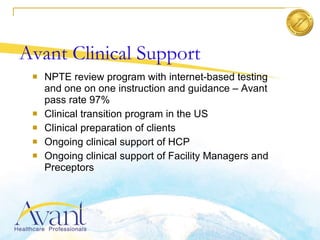 Avant Healthcare Professionals Overview | PPT