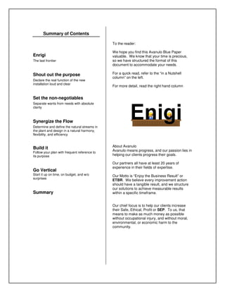 Avanulo Blue Paper Enigi User Engaged Construction (1) | PDF