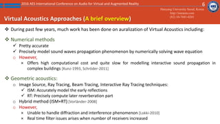 Immersive audio rendering for interactive complex virtual architectural environments | PPT