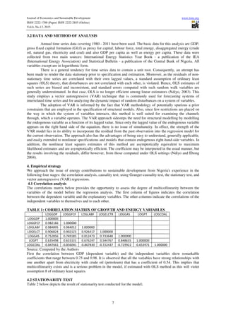 A var analysis of the relationship between energy | PDF