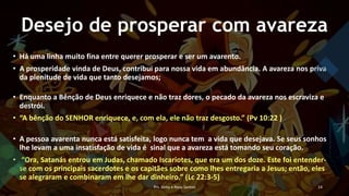 Idolatria Avareza | PPTX