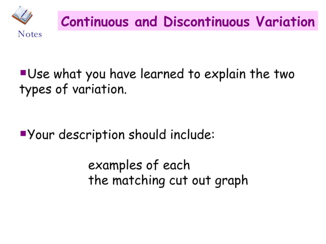 A) Variation | PPT | Biological Sciences | Science