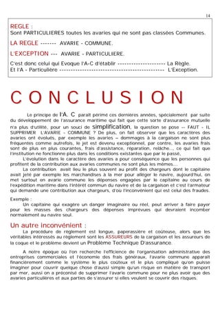 Avarie commune by r helal | PDF