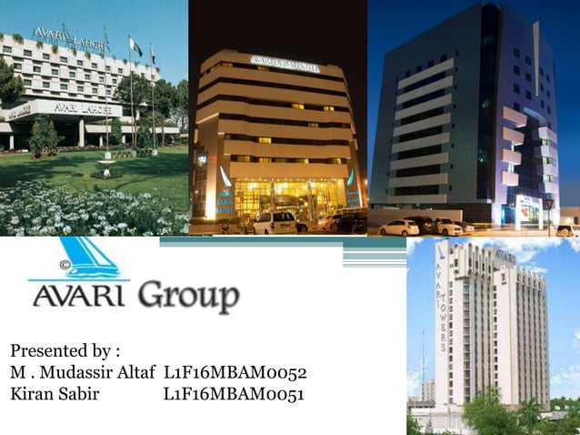 Avari group | PPTX | Business Administration | Business