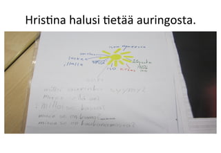 Mikael-koulu: aurinko ilmiönä | PPT