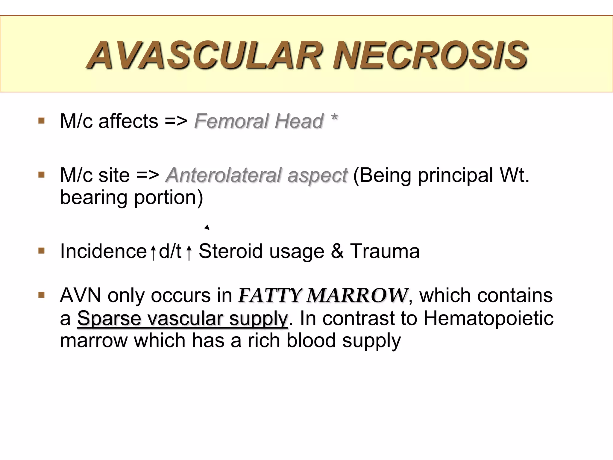 Avascular necrosis Radiology | PPTX