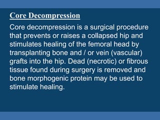 Avascular Necrosis of the Hip | PPTX