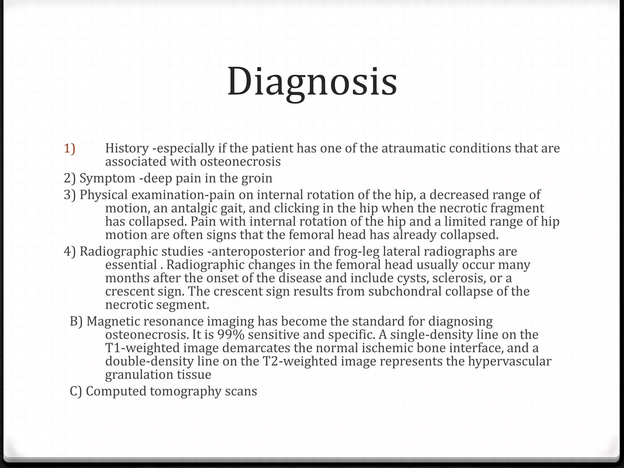 Avascular necrosis of femur head IN DETAIL | PPT