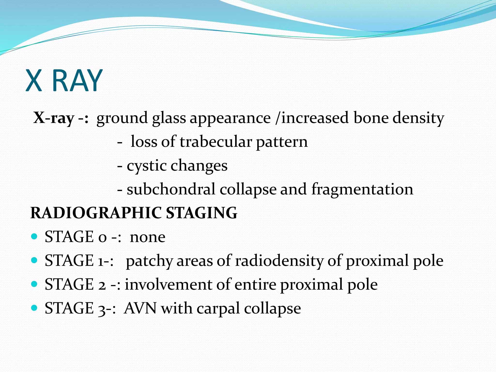 Avascular necrosis of scaphoid | PPTX