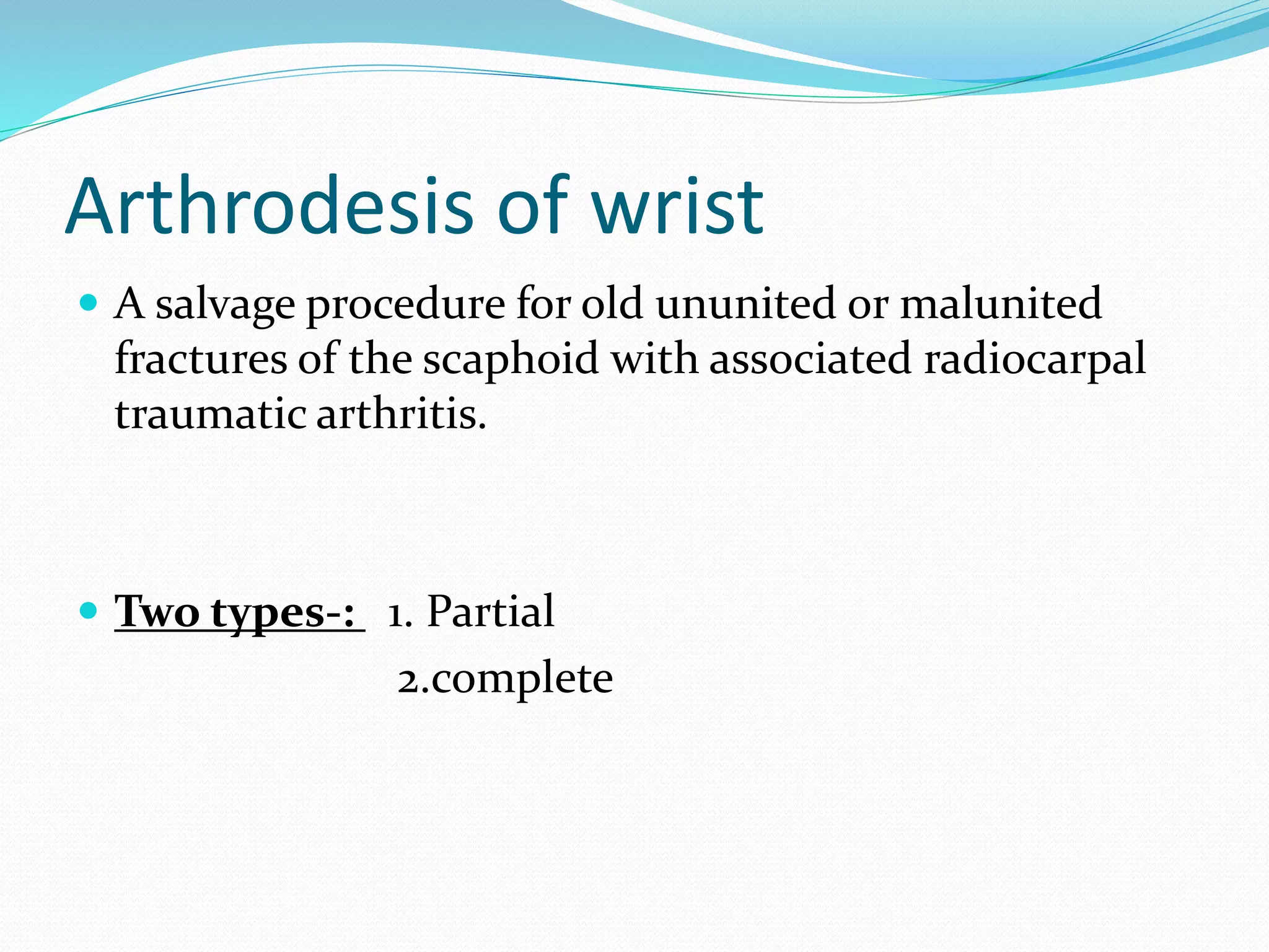 Avascular necrosis of scaphoid | PPTX