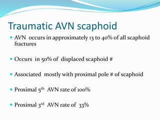 Avascular necrosis of scaphoid | PPTX