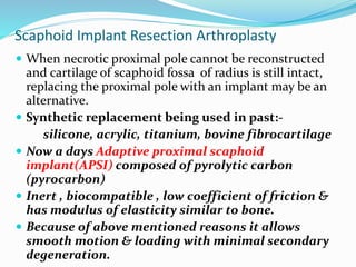 Avascular necrosis of scaphoid | PPTX
