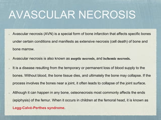 Avascular necrosis of the femoral head | PPTX