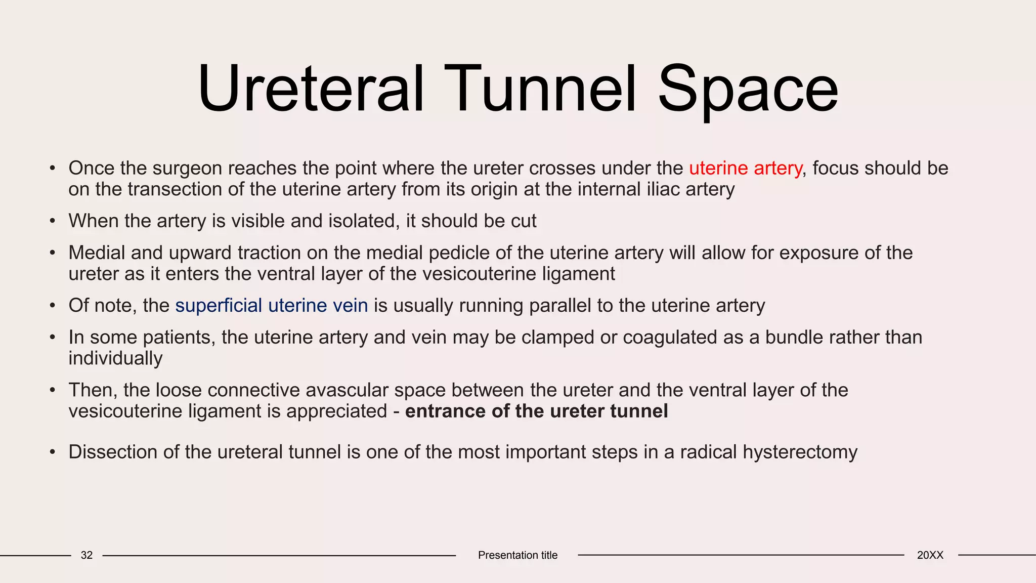 Avascular spaces in radical hysterectomy.pptx