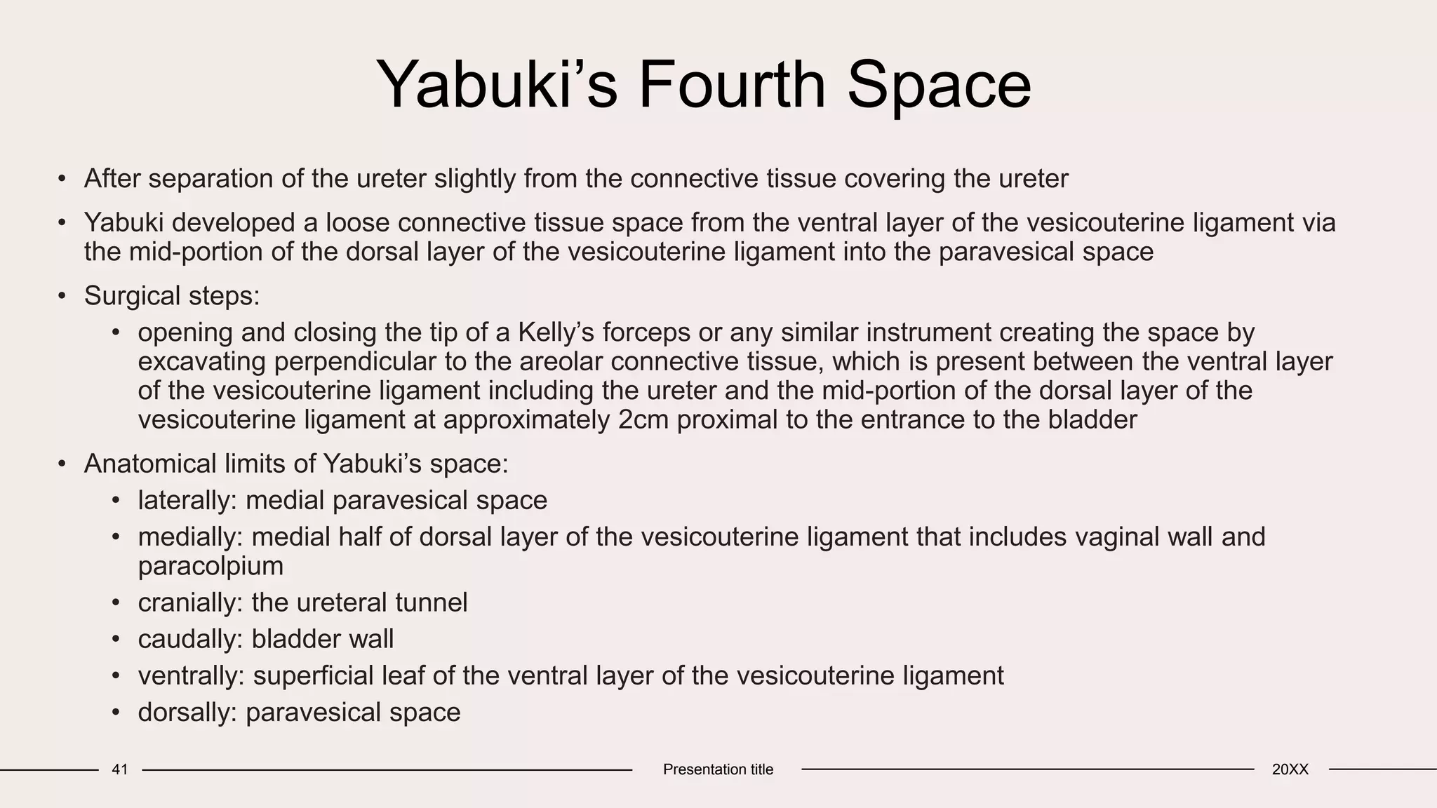 Avascular spaces in radical hysterectomy.pptx