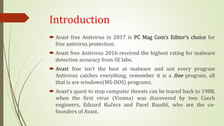 Avast anti virus | PPTX