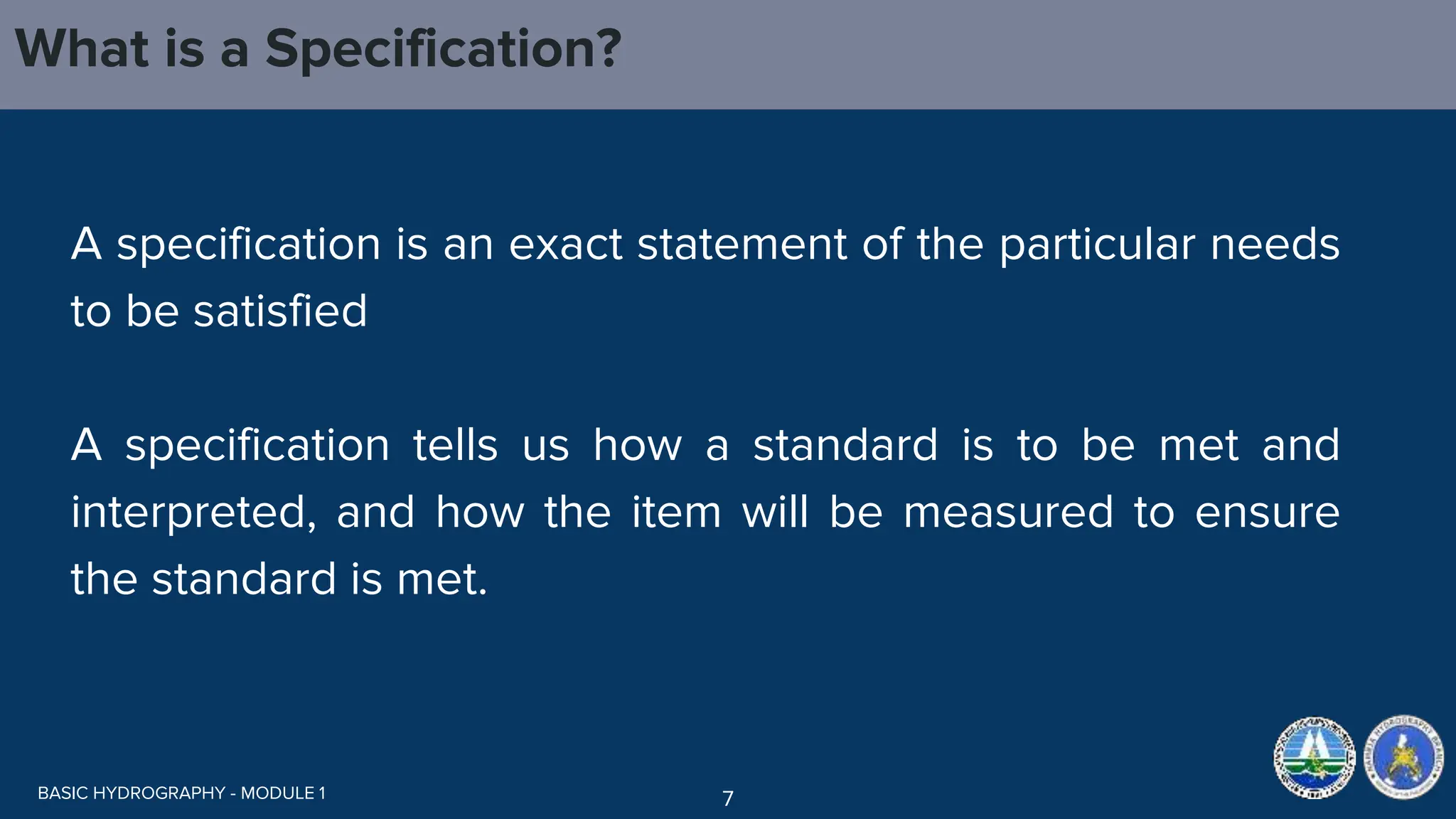 SURVEY STANDARDS and SPECIFICATIONS.pptx
