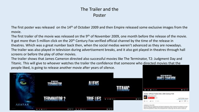 James Cameron's Avatar-Merketing Cmapaing | PPT