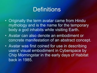 Avatar Technology | PPT