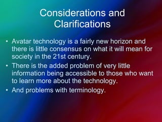 Avatar Technology | PPT