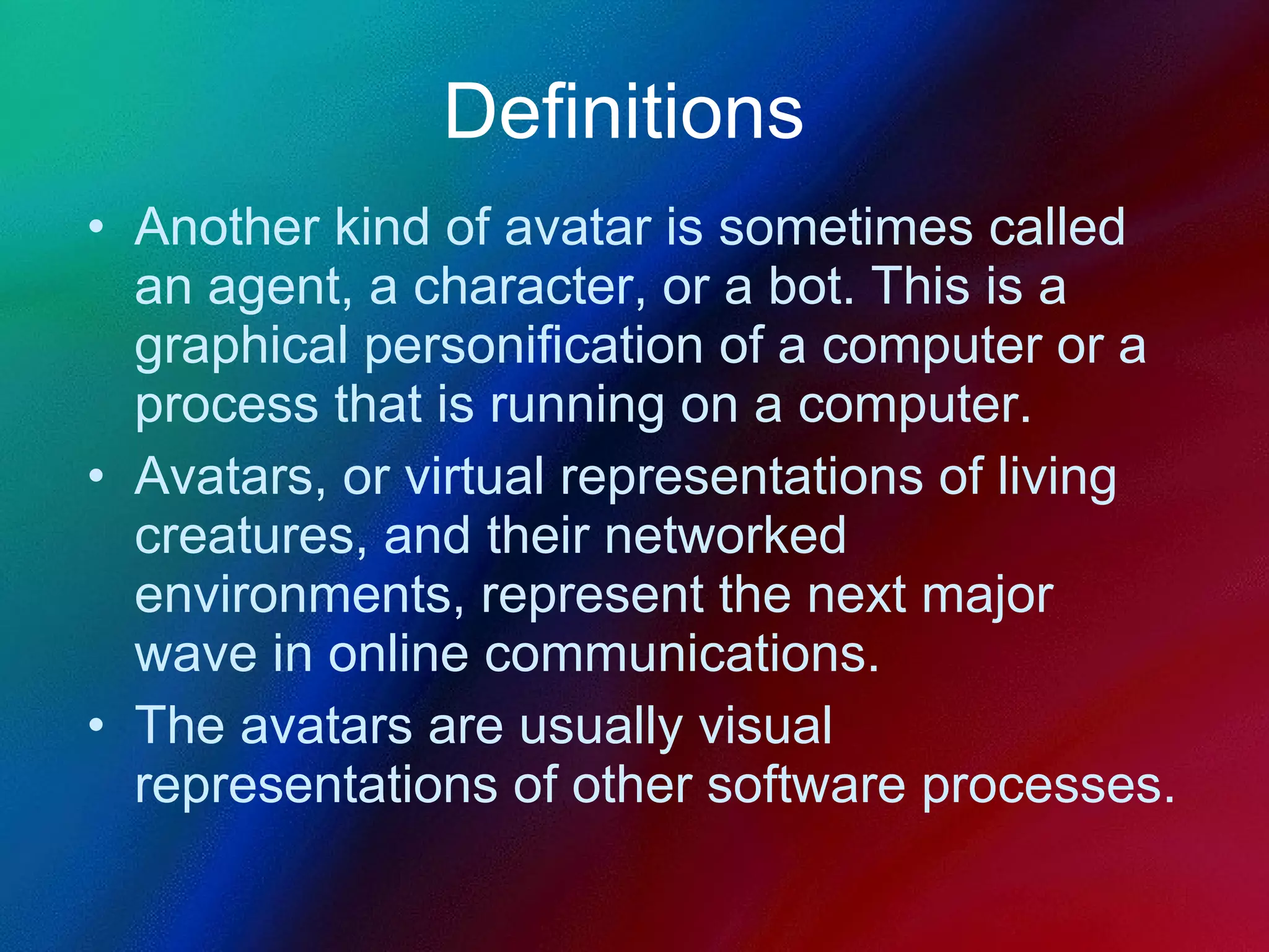 Avatar Technology | PPT