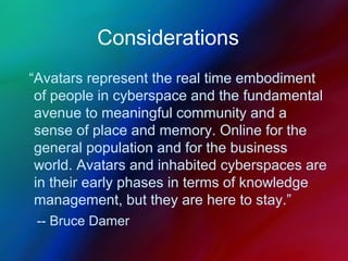 Avatar technology | PPT