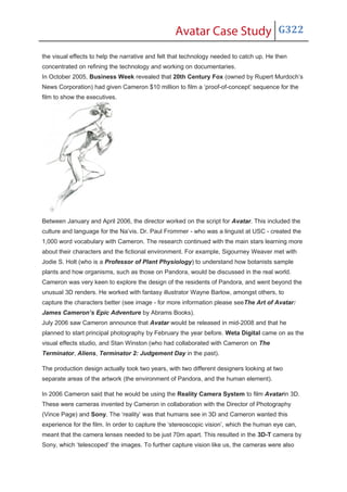 Avatar case study | DOC
