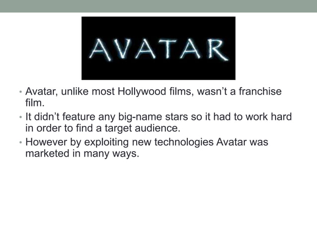 Avatar power point | PPTX