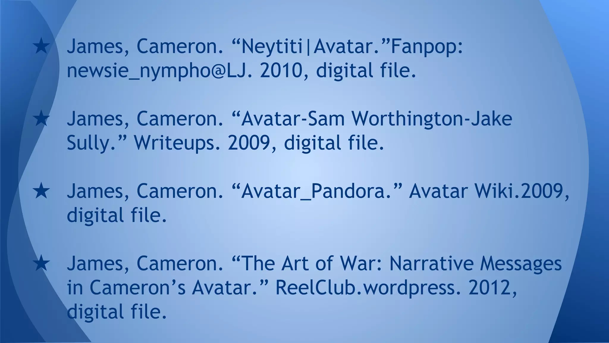 Avatar Presentation | PDF